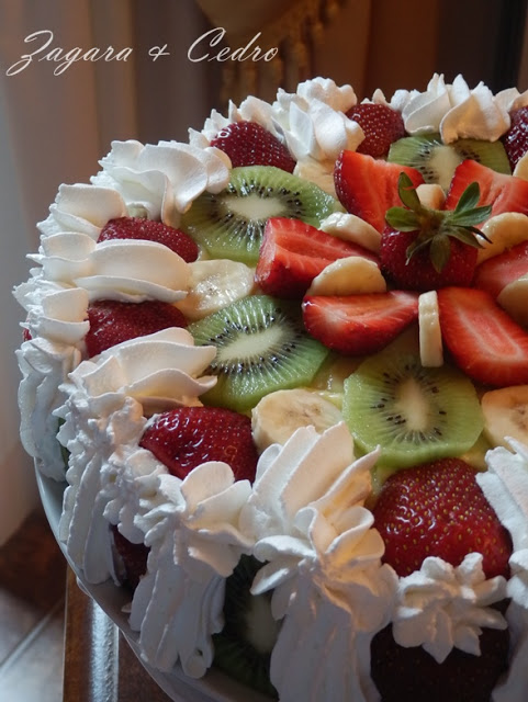 Torta Di Compleanno Alla Frutta Fresca Con Crema Pasticcera Zagara E